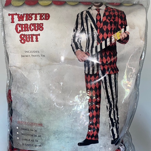 Spirit | Other | Spirit Halloween Twisted Circus Suit Halloween Costume ...